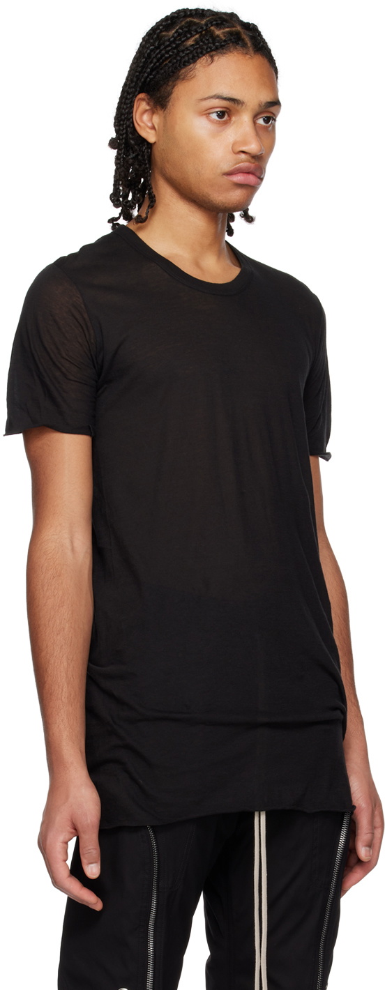 Rick Owens Black Basic T-Shirt Rick Owens