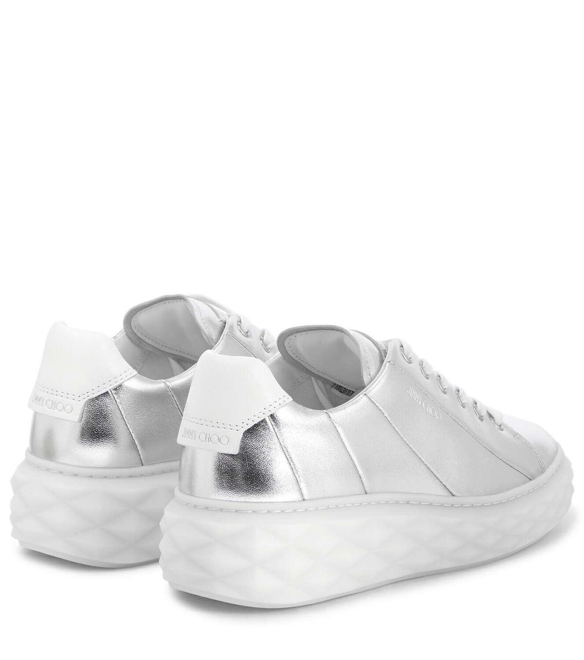 Jimmy Choo Diamond Light Maxi/F leather sneakers Jimmy Choo