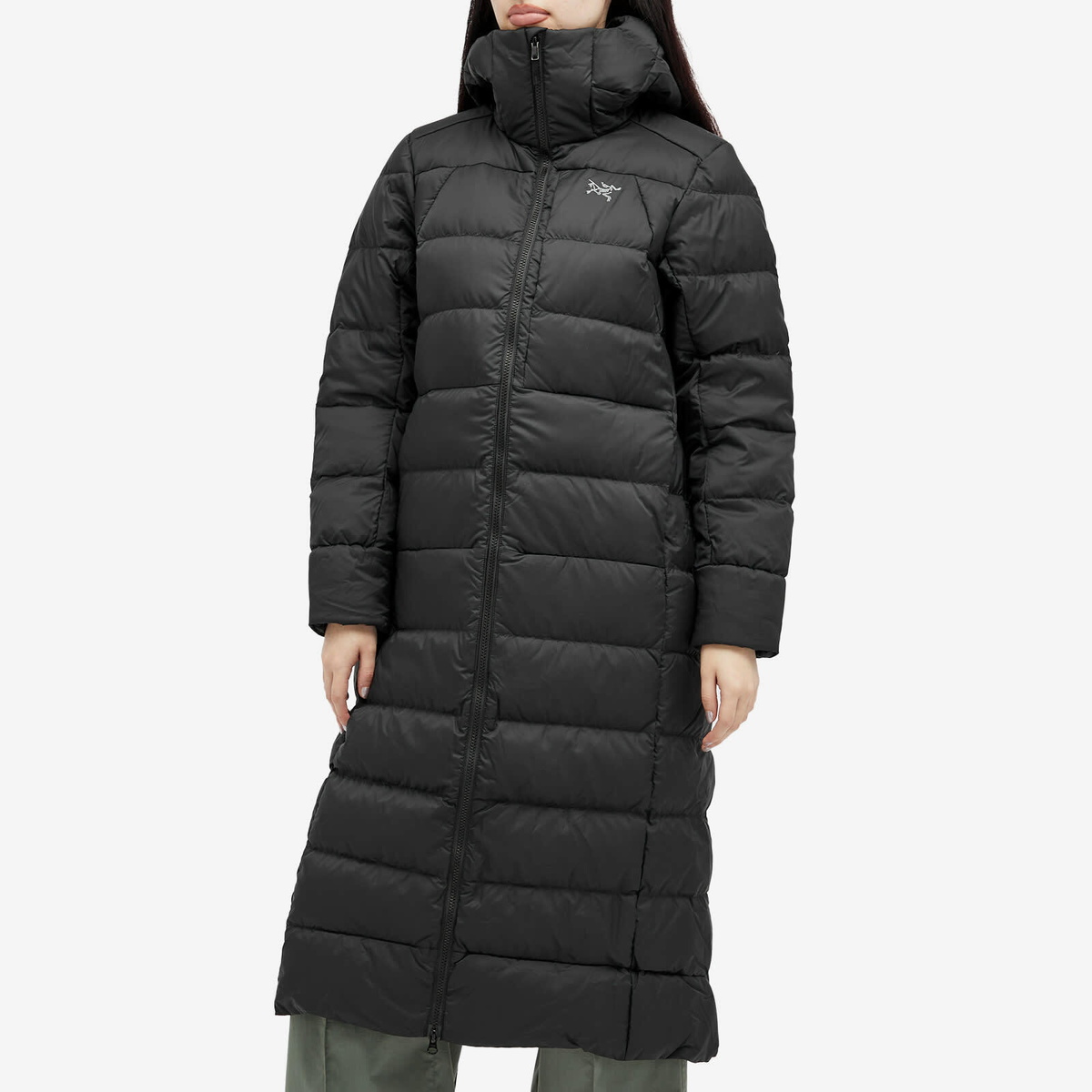 Arc'teryx Women's Thorium Long Parka Jacket in Black Arc'teryx
