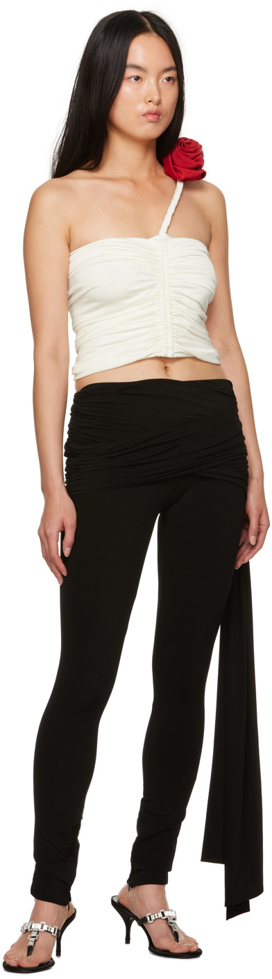 Magda Butrym White Rose Tank Top Magda Butrym