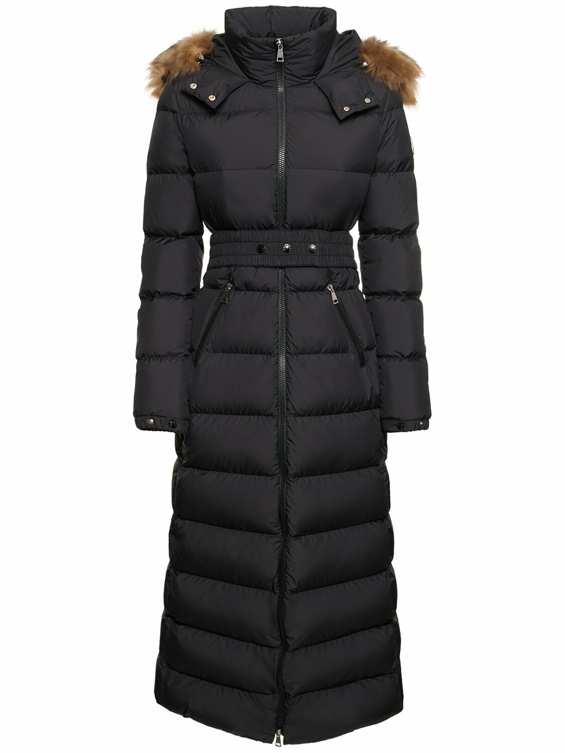 MONCLER - Fudson Long Tech Down Jacket Moncler