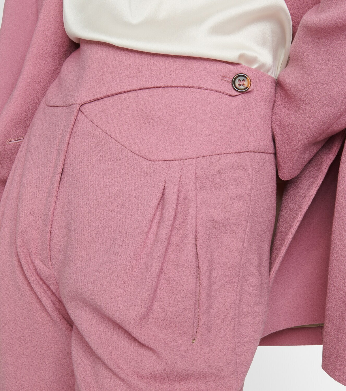 Blazé Milano Cool & Easy high-rise straight wool pants Blaze Milano