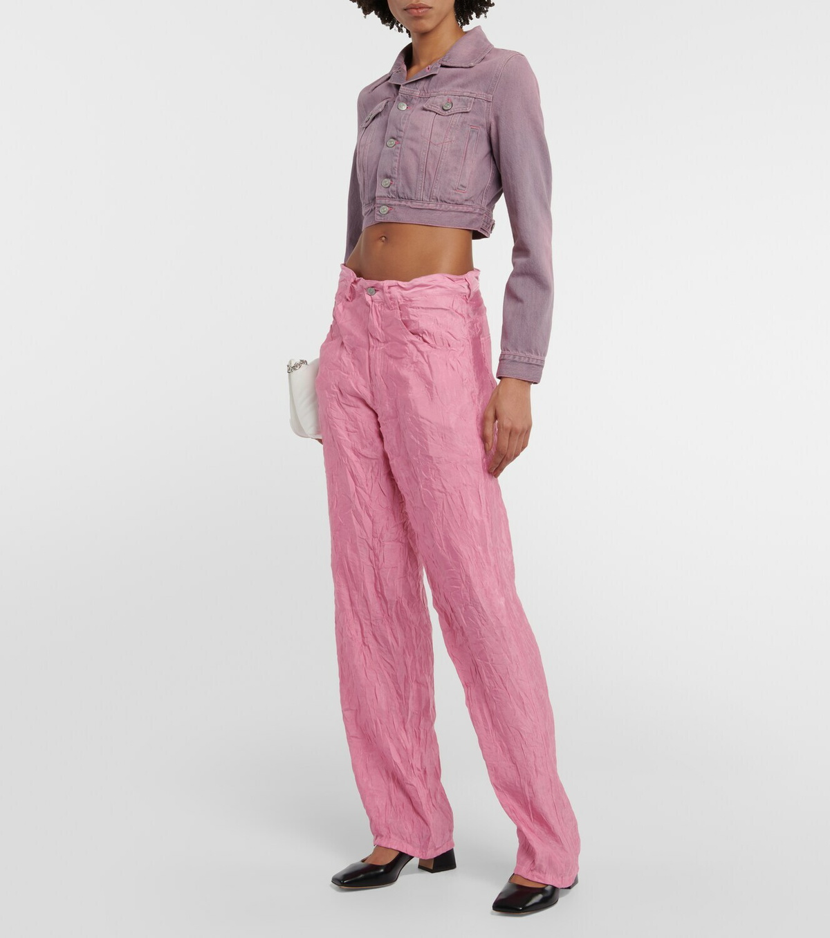 MM6 Maison Margiela High-rise wide-leg pants MM6 Maison Margiela