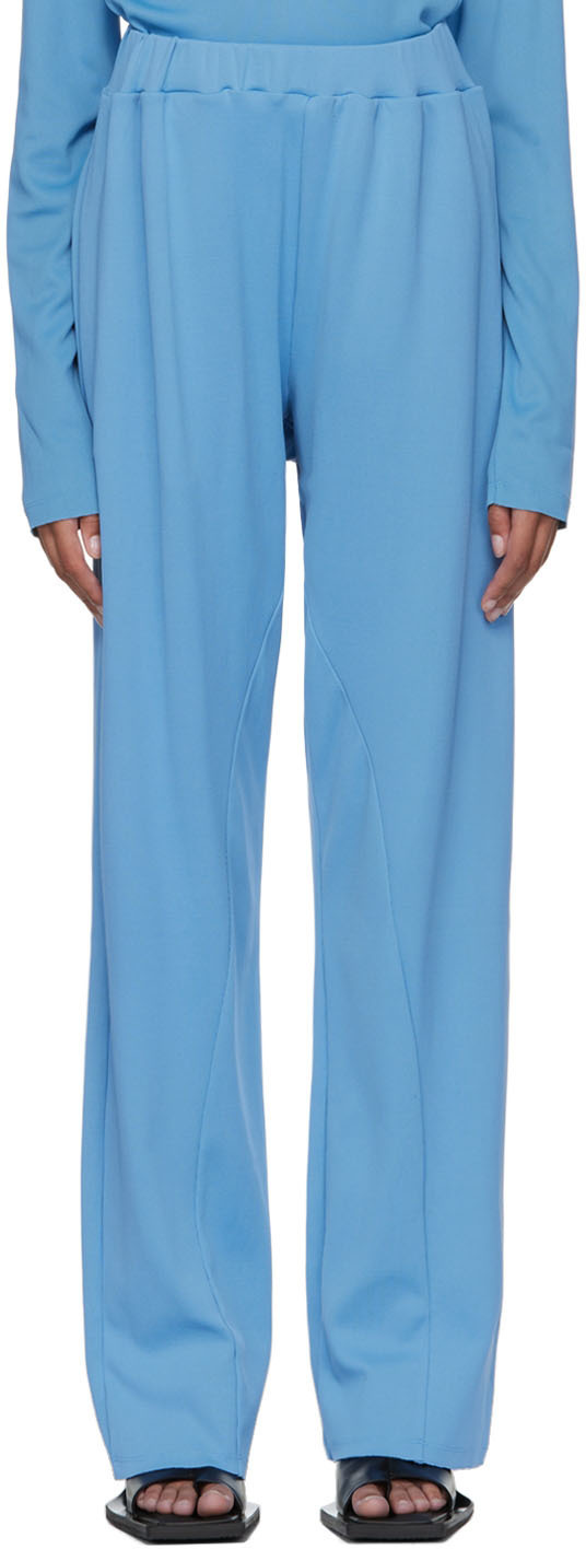 Bianca Saunders Blue Nylon Lounge Pants Bianca Saunders