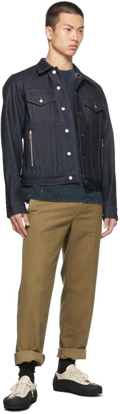 Nicholas Daley Navy Garment Dye T-Shirt Nicholas Daley