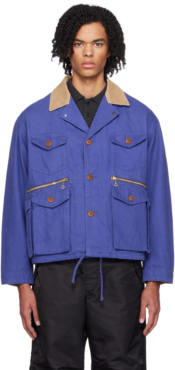 BEAMS PLUS Blue Fishing Jacket Beams Plus