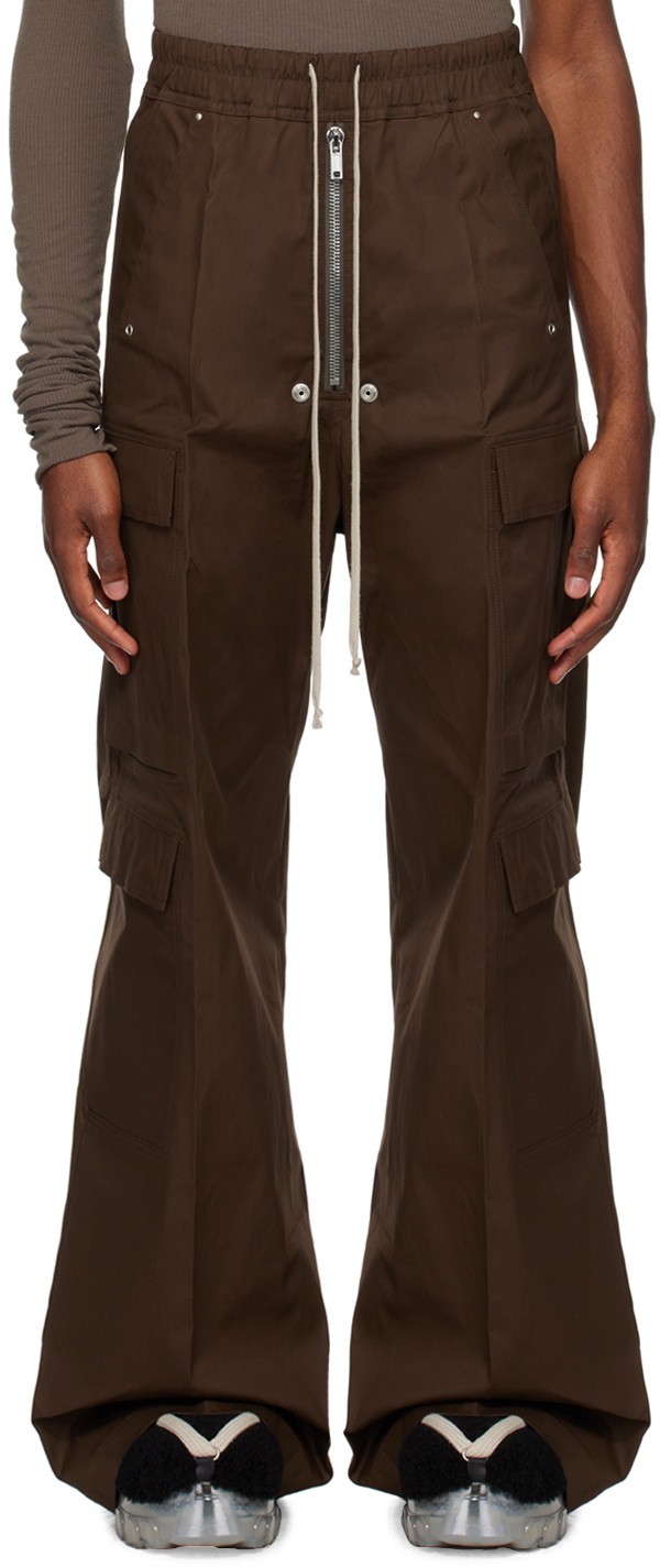 Rick Owens Brown Belas Trousers Rick Owens
