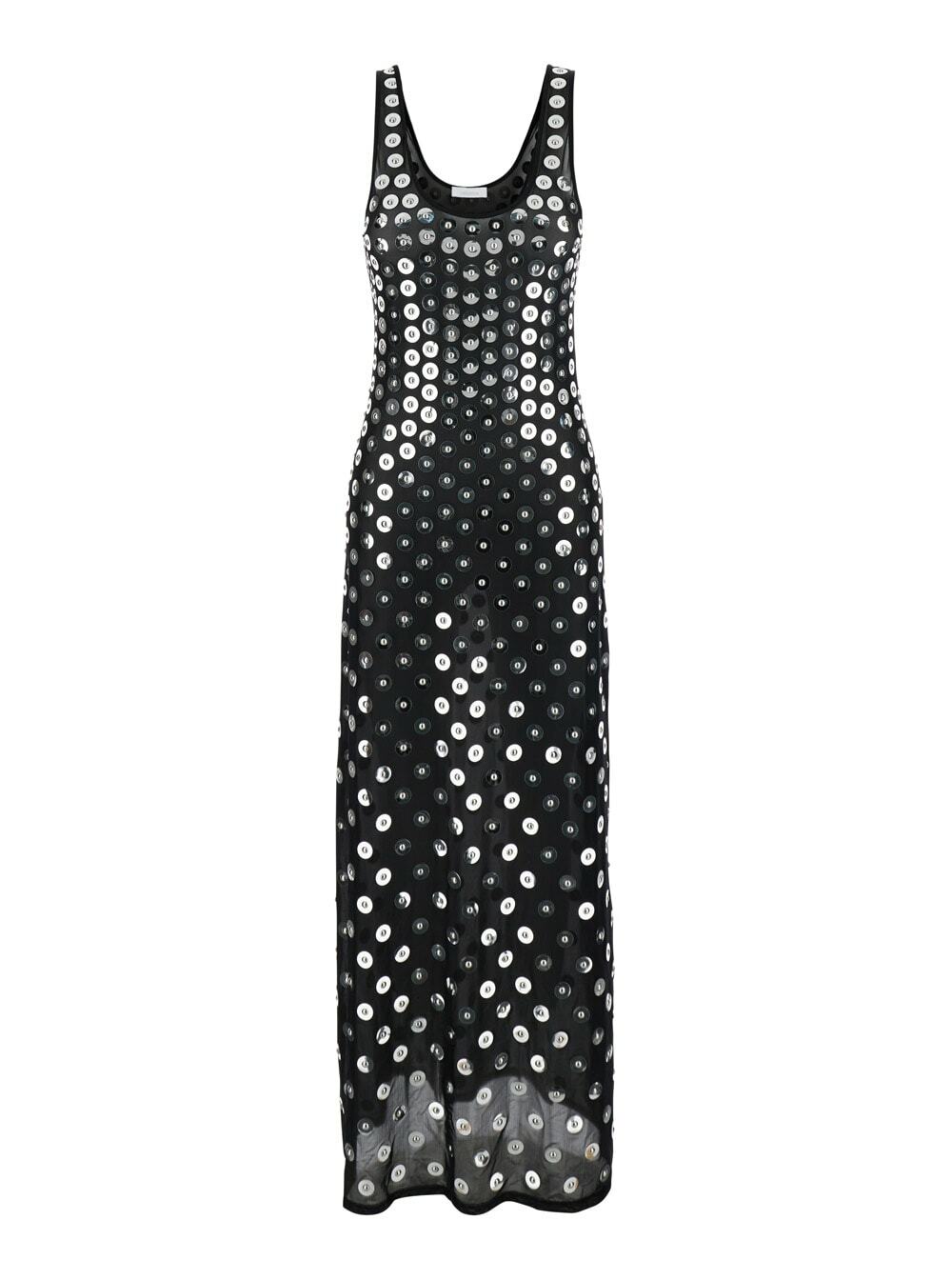 Paco Rabanne Embroidered Long Dress Paco Rabanne