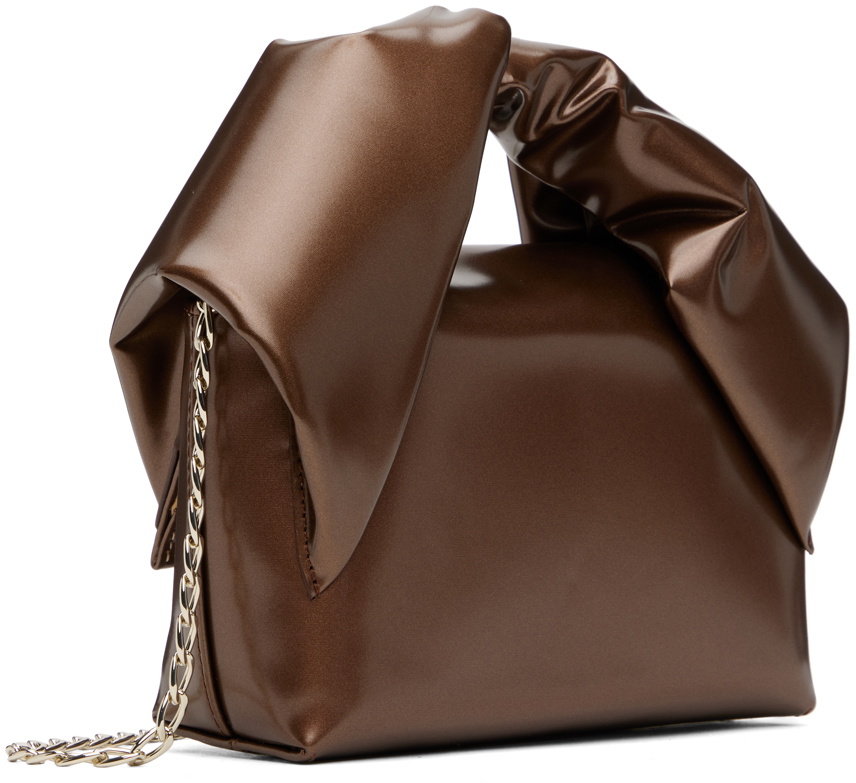 JW Anderson Brown Small Twister Bag JW Anderson