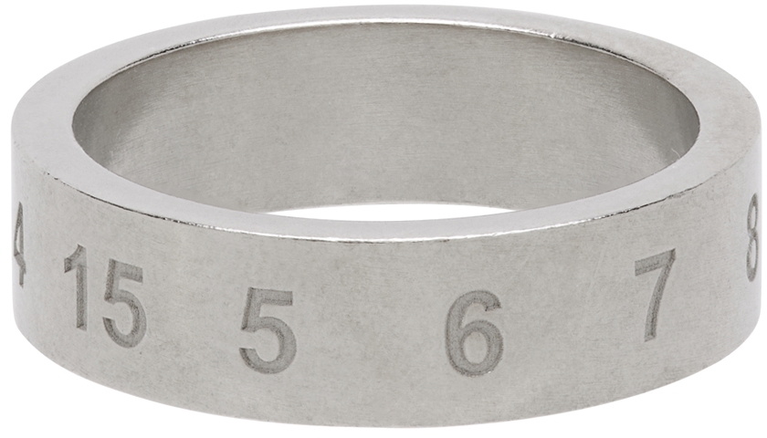 Maison Margiela Silver Numbers Ring Maison Margiela