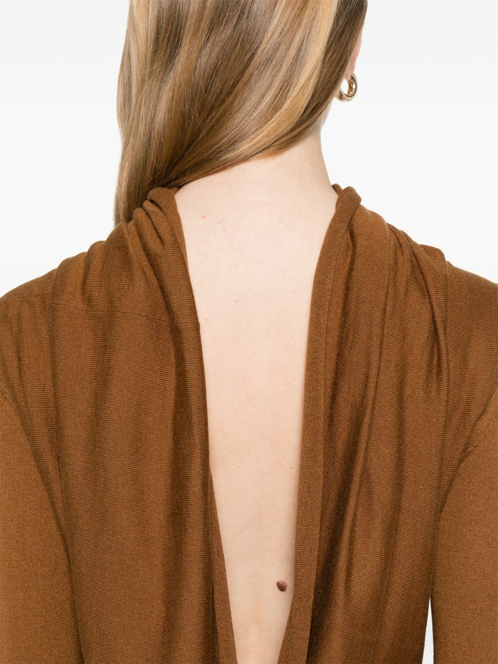 Aya Muse Longsleeved Open-Back Maxi Dress Aya Muse