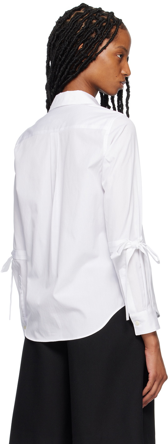 Comme des Garçons Girl White Bow Shirt Comme des Garcons Girl