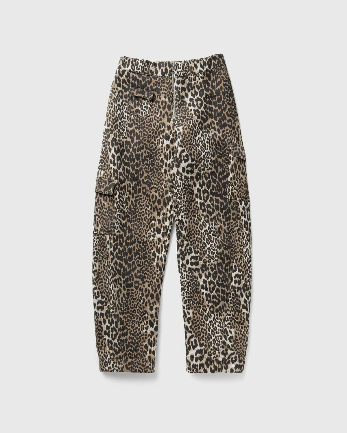 Ganni Heavy Fleece Pants Brown Womens Casual Pant GANNI