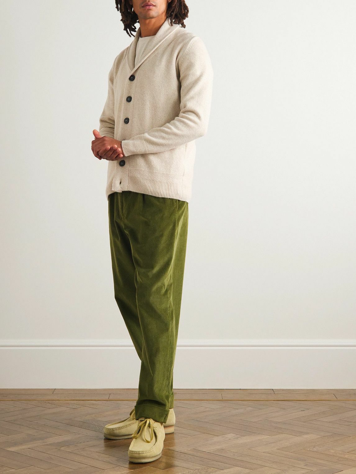 John Smedley - Cullen Recycled-Cashmere and Merino Wool-Blend Cardigan ...