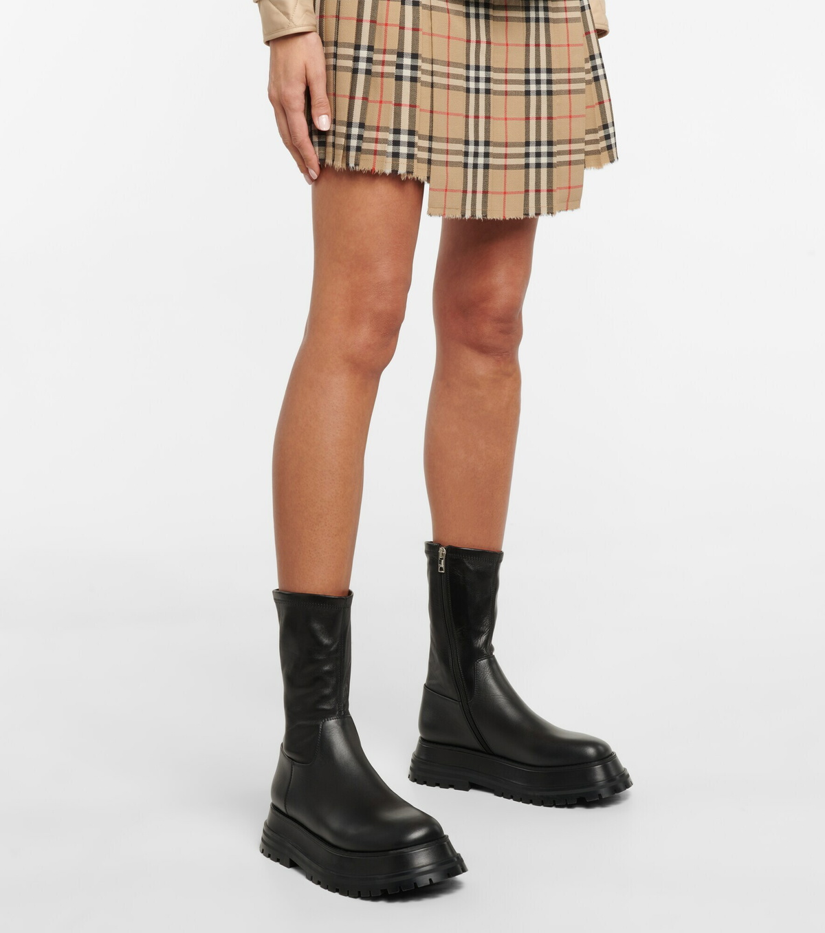 Burberry - Leather ankle boots Burberry