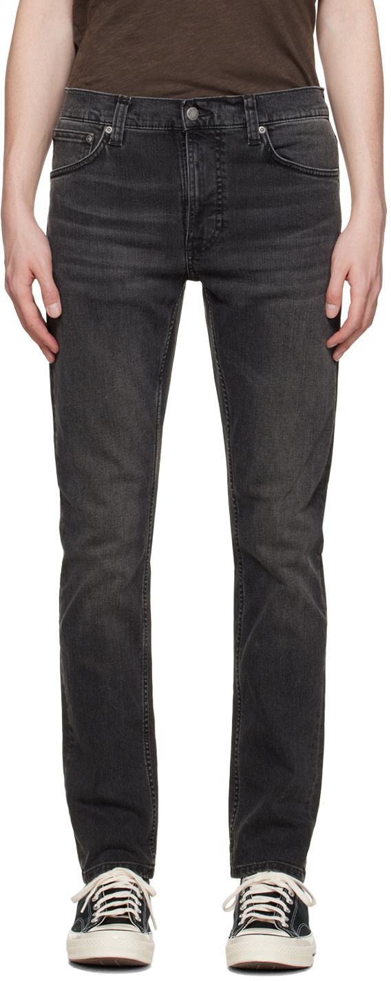 Nudie Jeans Gray Lean Dean Jeans Nudie Jeans Co
