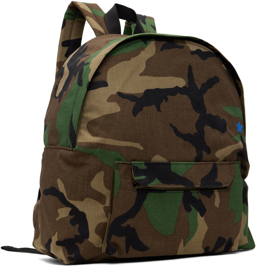 GREG ROSS Green & Brown GR Backpack Greg Ross