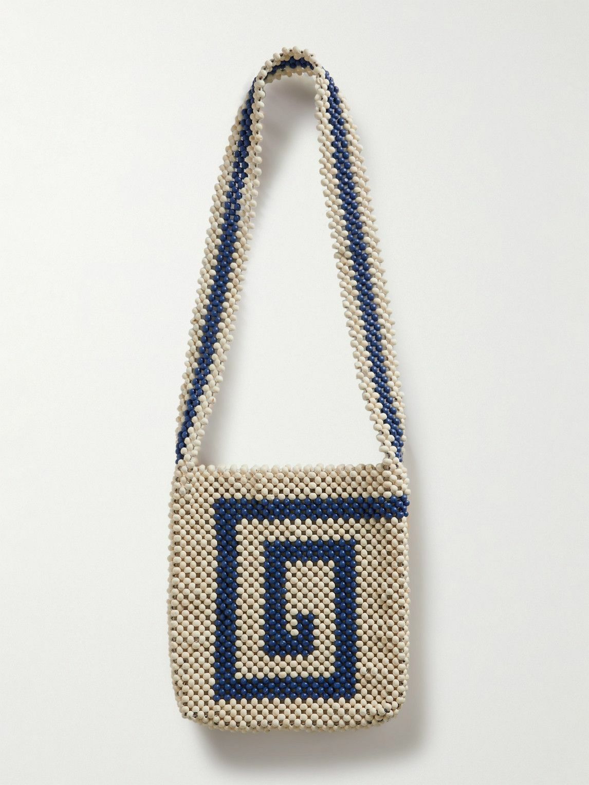 YMC - Beaded Wood Messenger Bag YMC