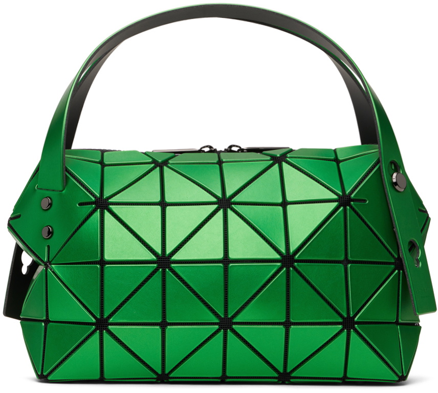 BAO BAO ISSEY MIYAKE Green Boston Bag Bao Bao Issey Miyake