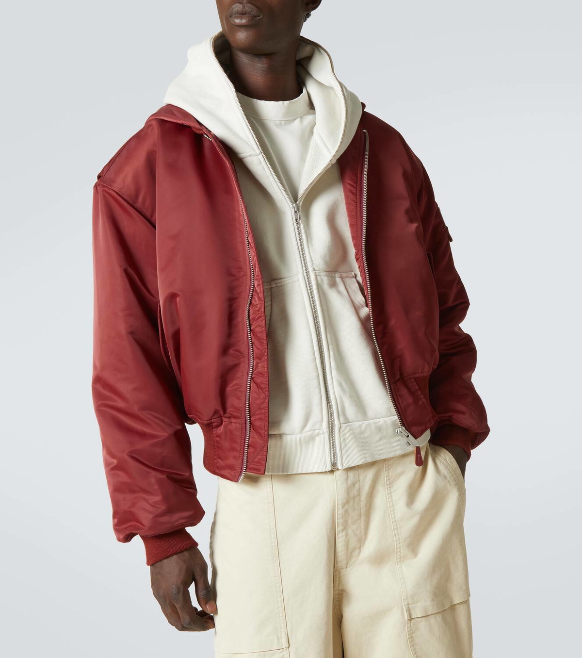 Entire Studios Technical satin bomber jacket Entire Studios