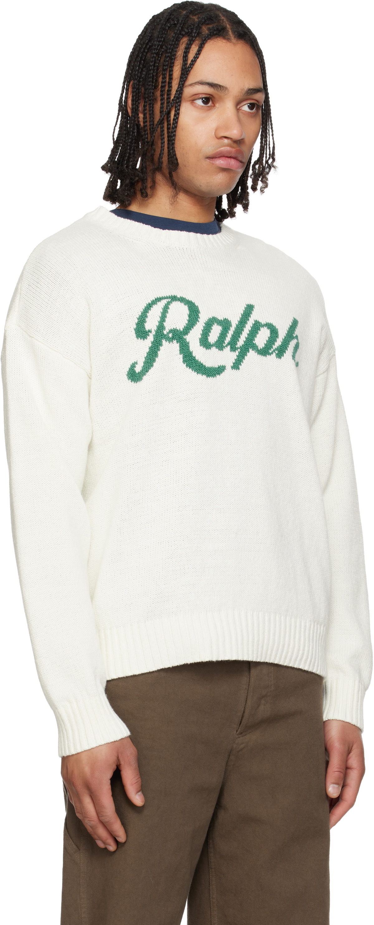 Polo Ralph Lauren Off-White 'The Ralph Logo' Sweater Polo Ralph Lauren