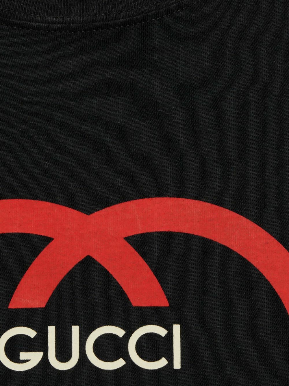GUCCI - Logo Cotton T-shirt Gucci