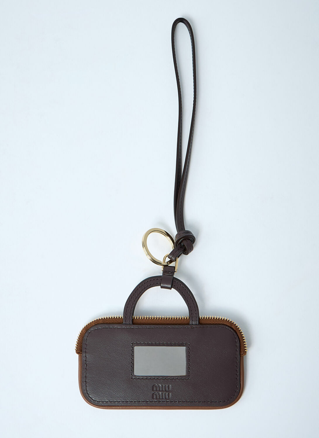 Miu Miu Arcadie Leather Keyring Miu Miu