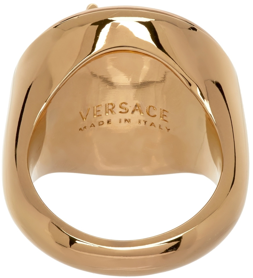 Versace Gold Virtus Ring Versace