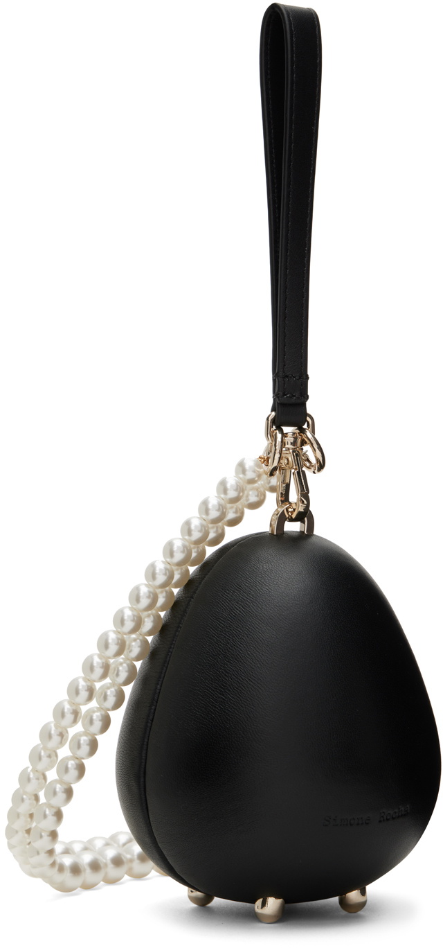 Simone Rocha Black Micro Pearl Egg Bag Simone Rocha