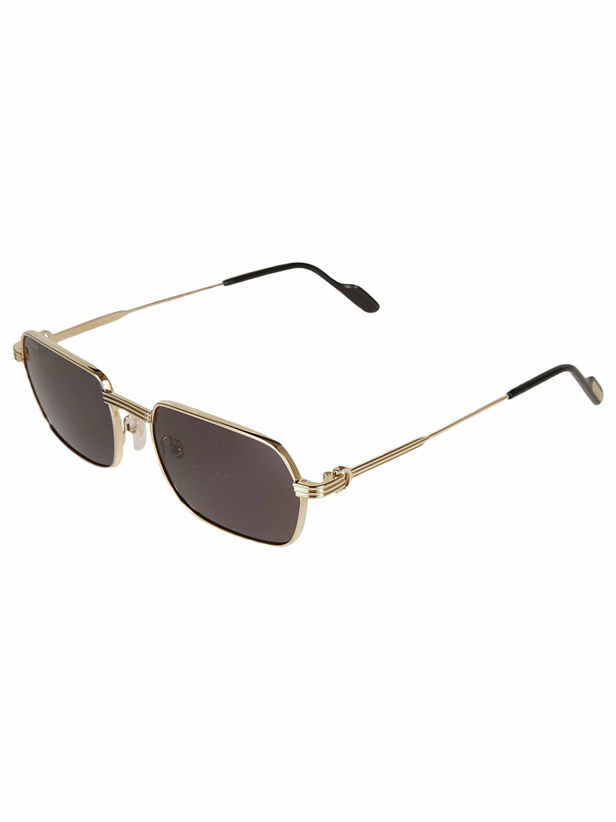 Cartier Eyewear Rectangle Curved Sunglasses Cartier