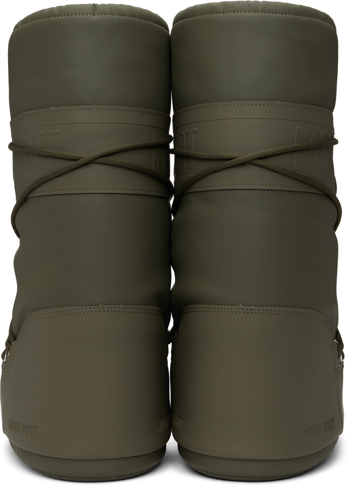 Moon Boot Khaki Icon Rubber Boots Moon Boot