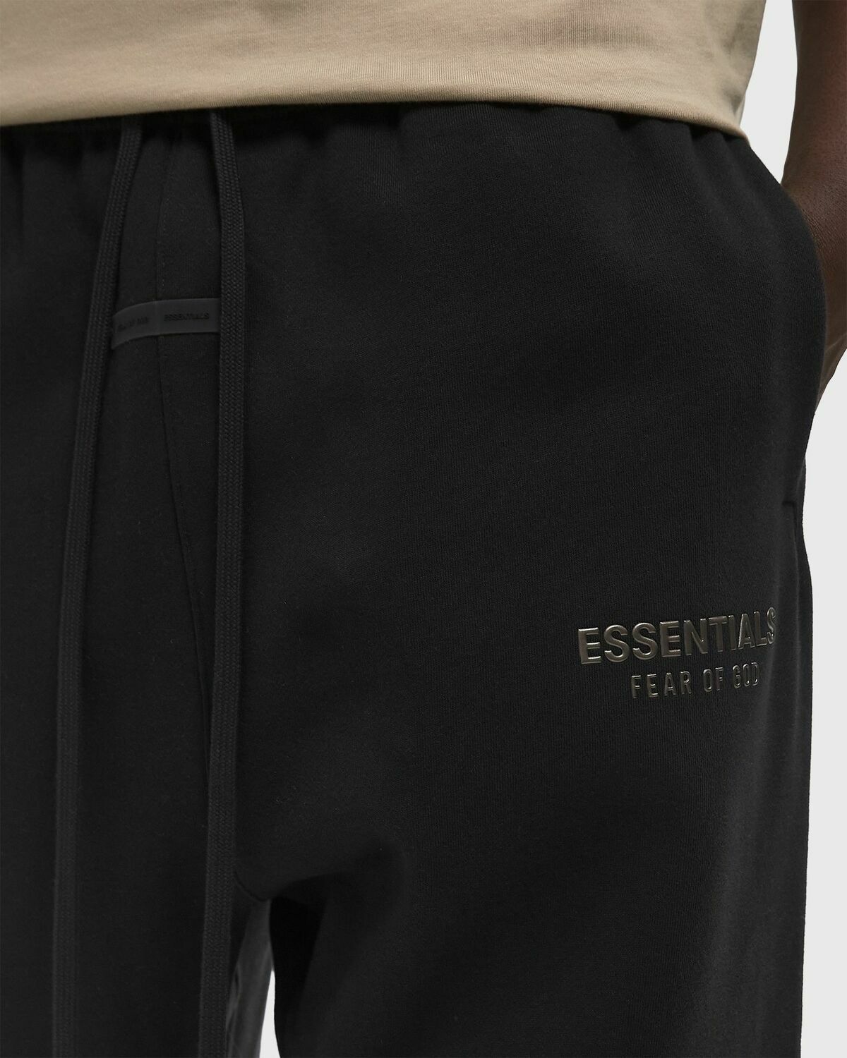 Fear of God Essentials RELAXED FLEECE SWEATPANT Black Men Fear Of God ...