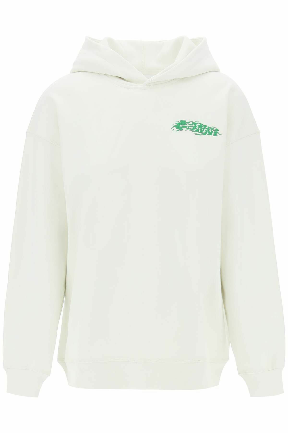 GANNI oversized isoli hooded Green GANNI