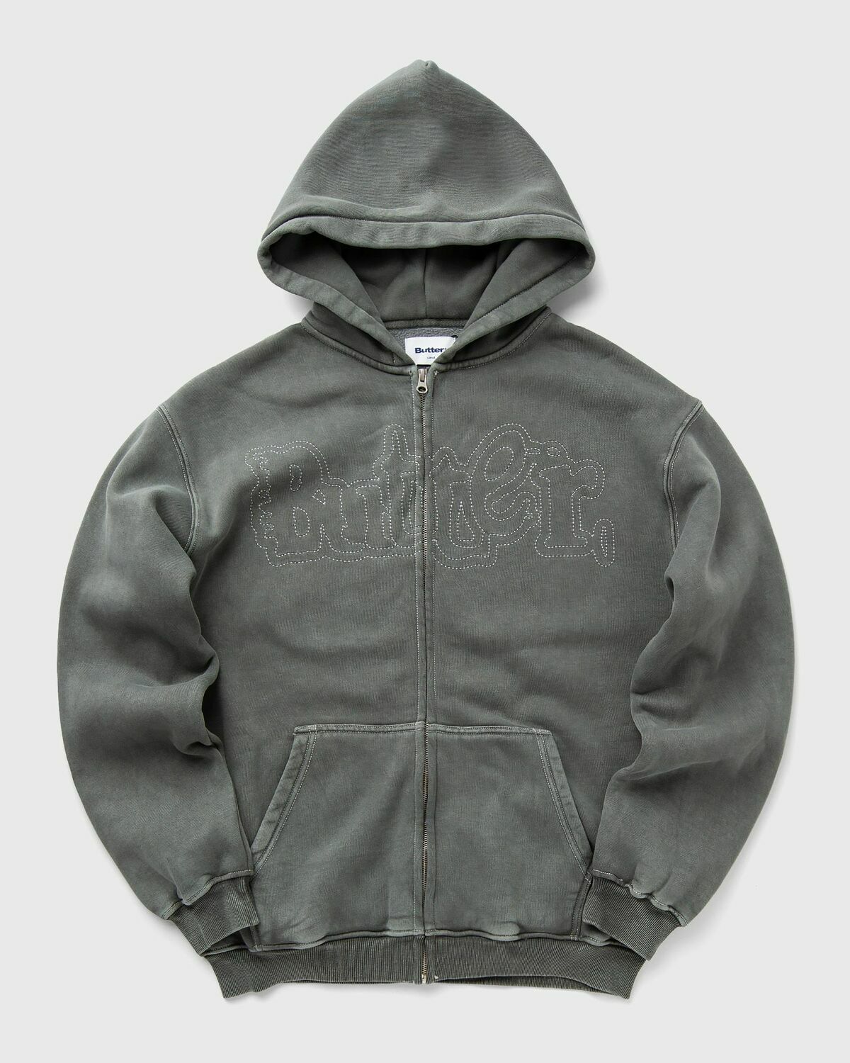 Butter Goods Breakdown Zip Thru Hood Black Hoodies/Zippers Butter Goods