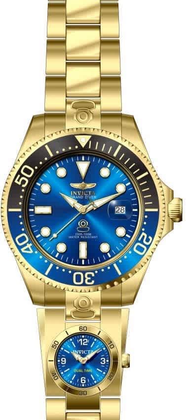 Invicta Pro Diver Automatic Blue Dial Batman Bezel Mens Watch 45819 Invicta
