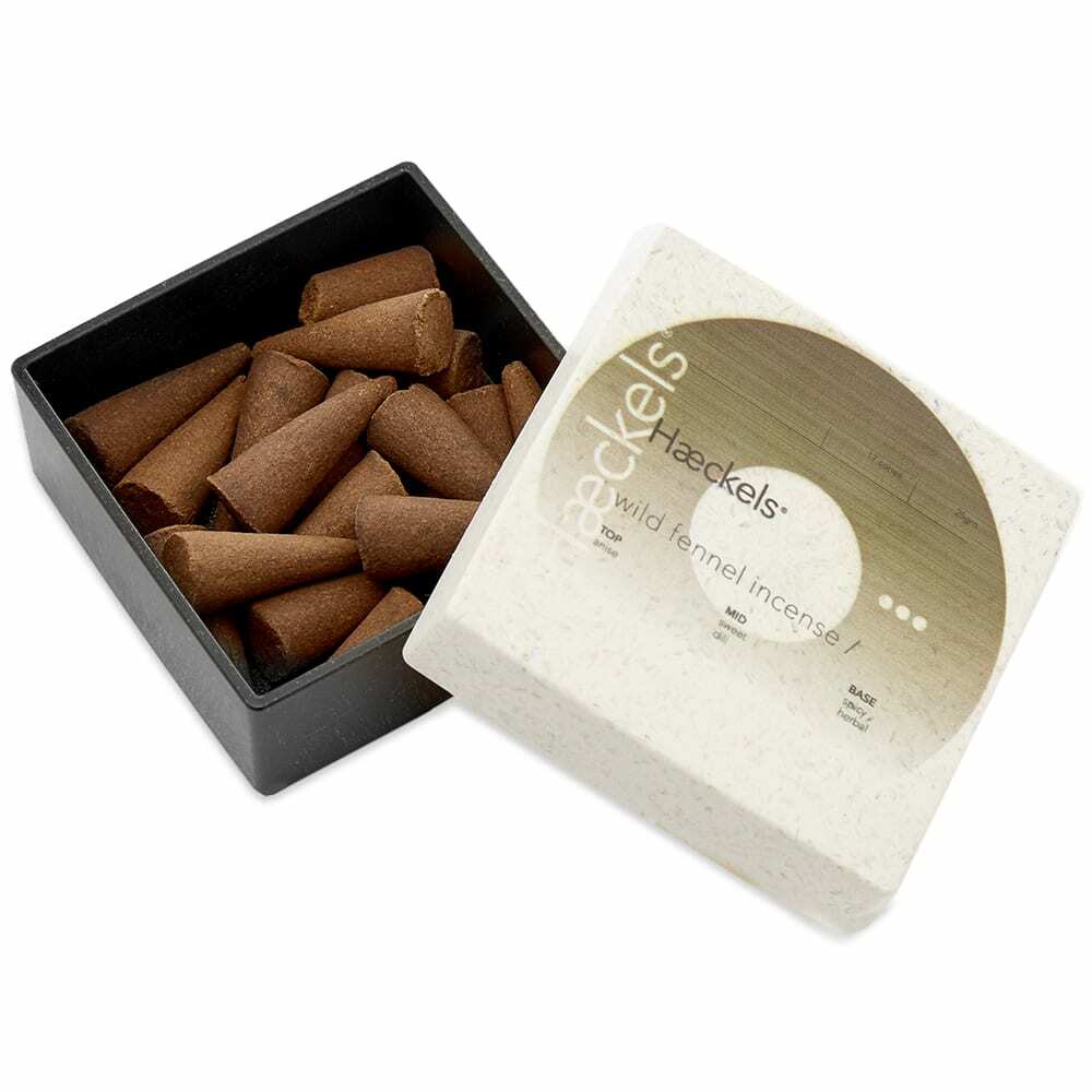 Haeckels Wild Fennel Incense Cones in 17 Cones Haeckels