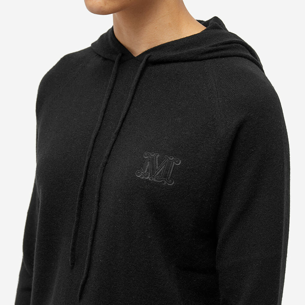 Max Mara Women's Caden Knitted Cashmere Hood Jumper in Black Max Mara