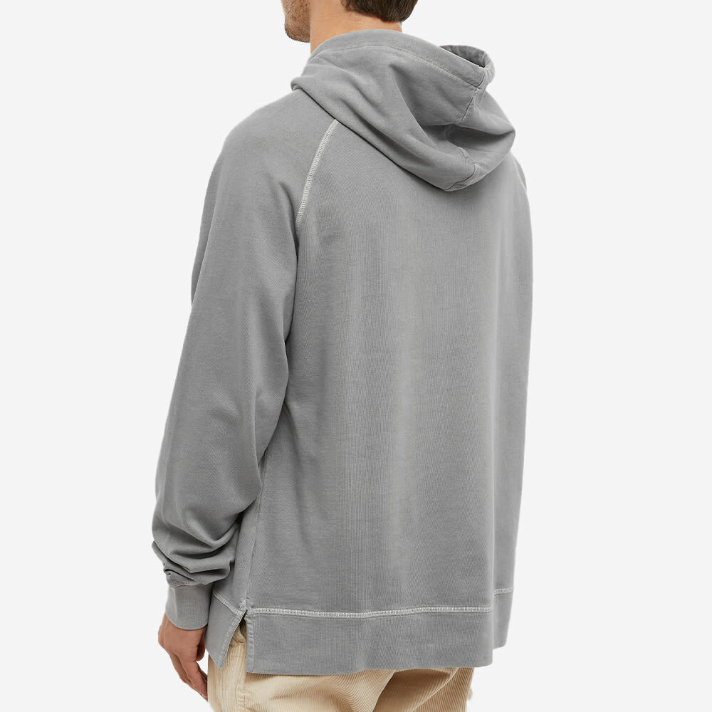 Officine Générale Men's Octave Pigment Dyed Hoody in Cloud Grey ...