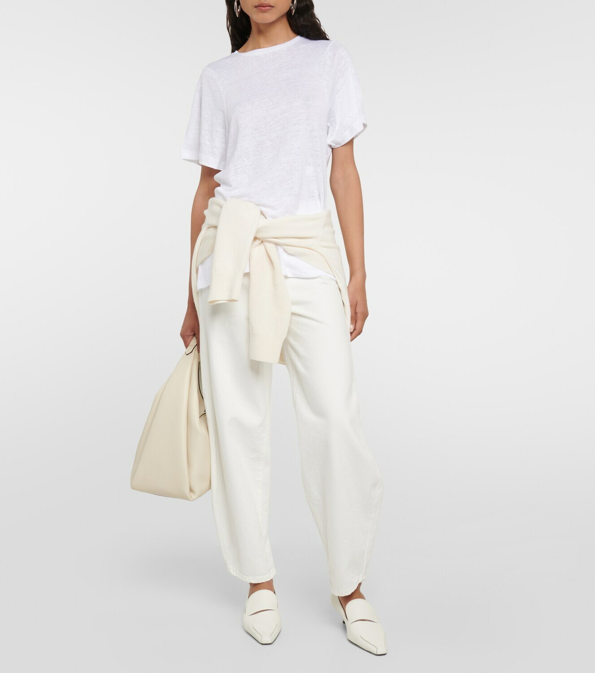 Toteme Oversized linen T-shirt Toteme