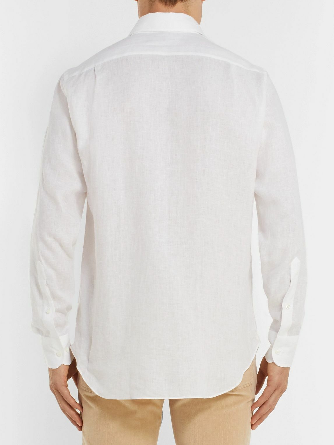 Loro Piana - André Slub Linen Shirt - White Loro Piana