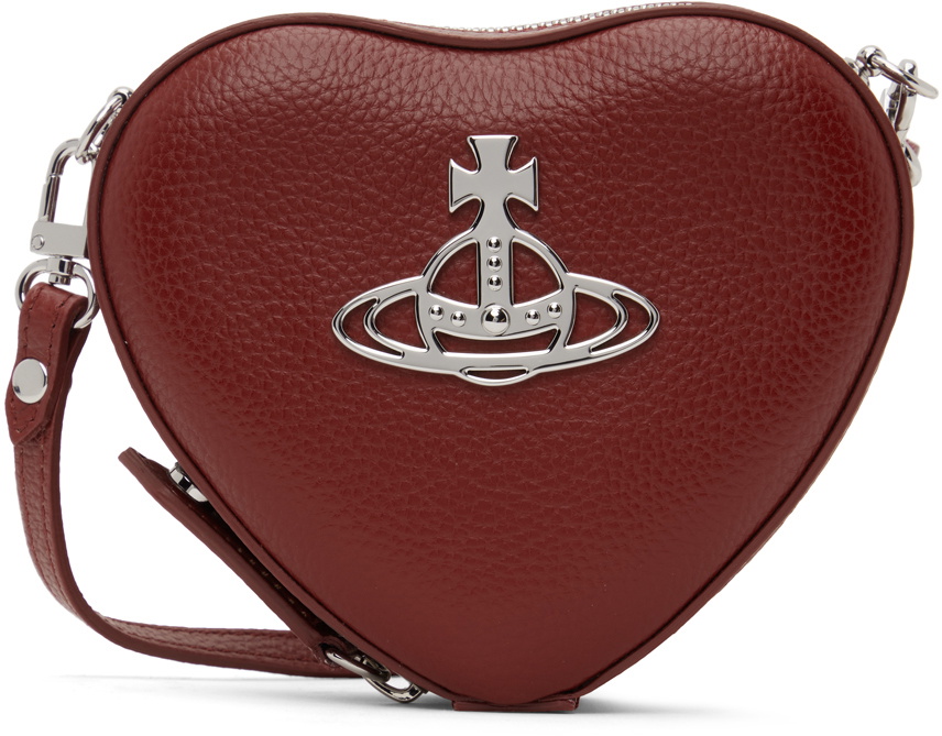 Vivienne Westwood Red Mini Louise Heart Crossbody Bag Vivienne Westwood