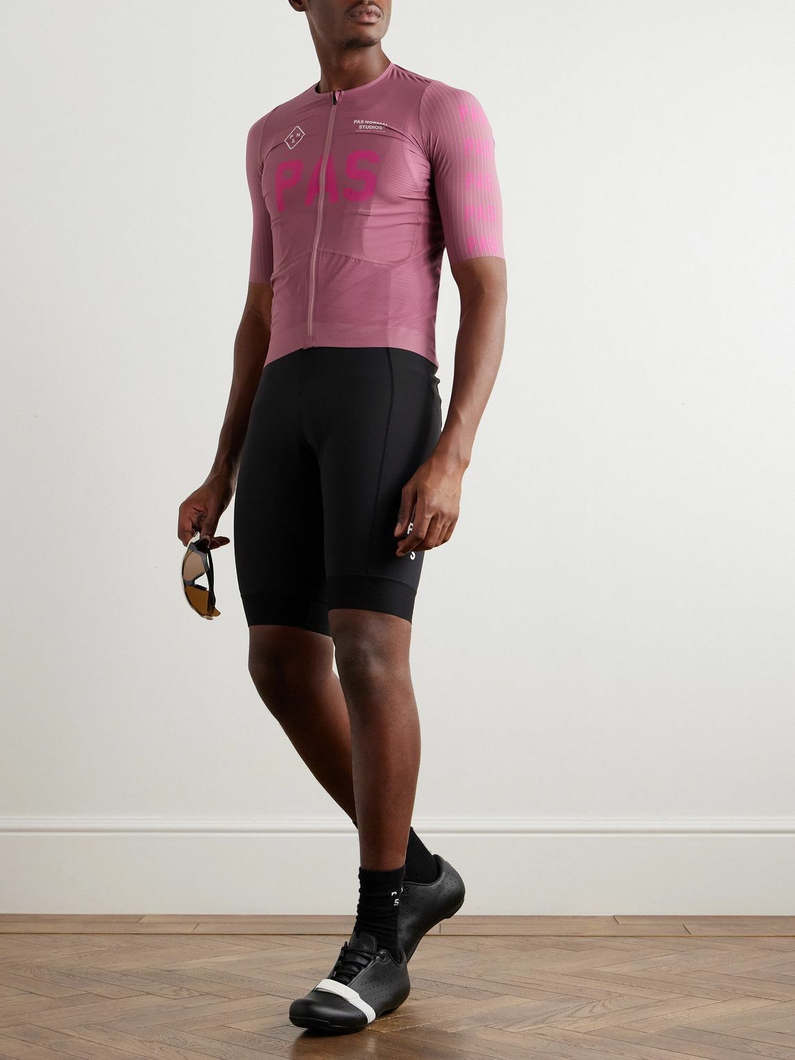 Pas Normal Studios - Mechanism Pro Logo-Print Cycling Jersey - Pink Pas ...