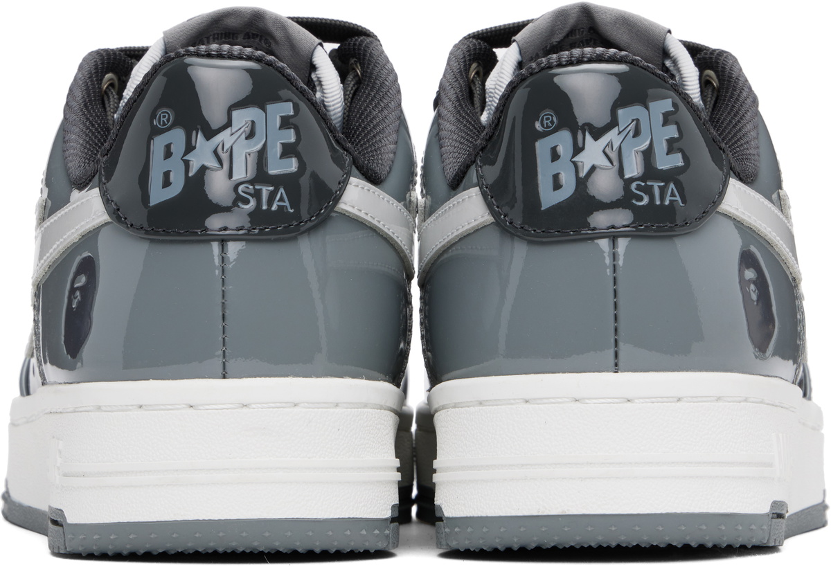 BAPE Gray 'BAPE' STA #1 Sneakers A Bathing Ape