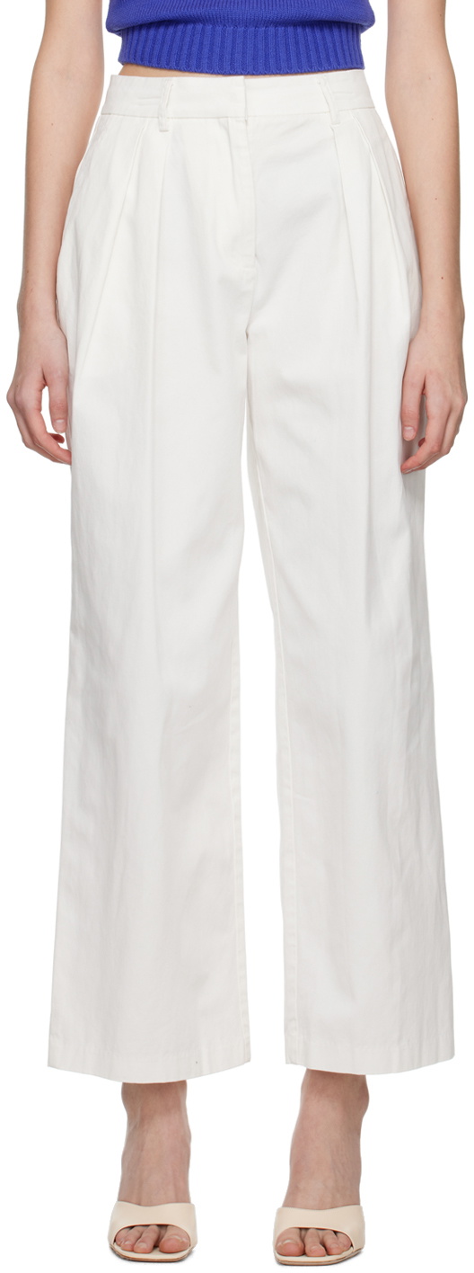 Staud Off-White Luisa Trousers Staud