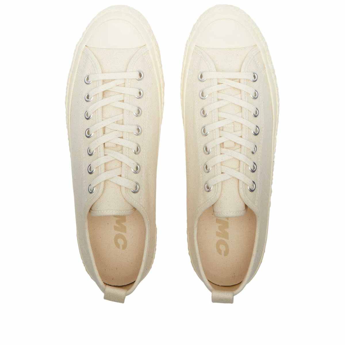 YMC Men's Low Sneakers in Off-White YMC