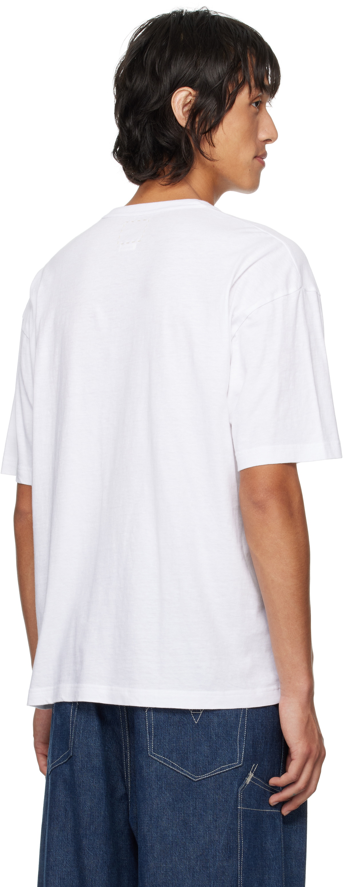 visvim White Jumbo Peerless Acala T-shirt Visvim