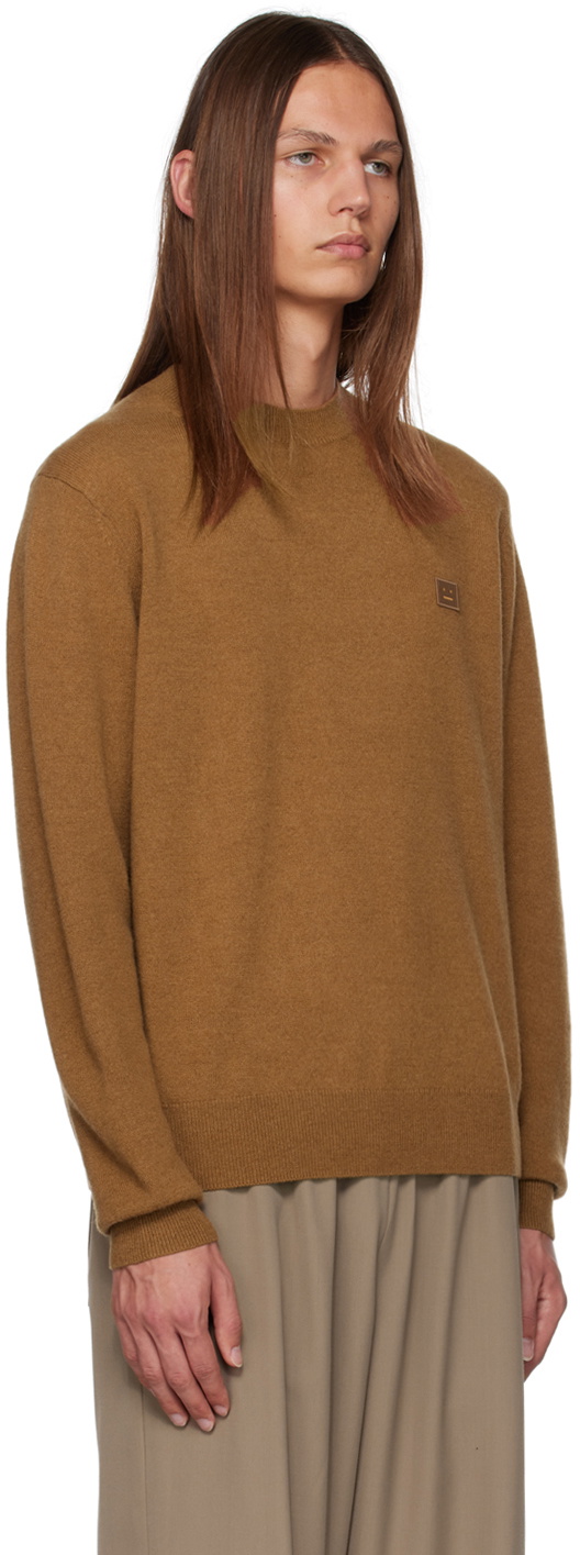 Acne Studios Brown Crewneck Sweater Acne Studios