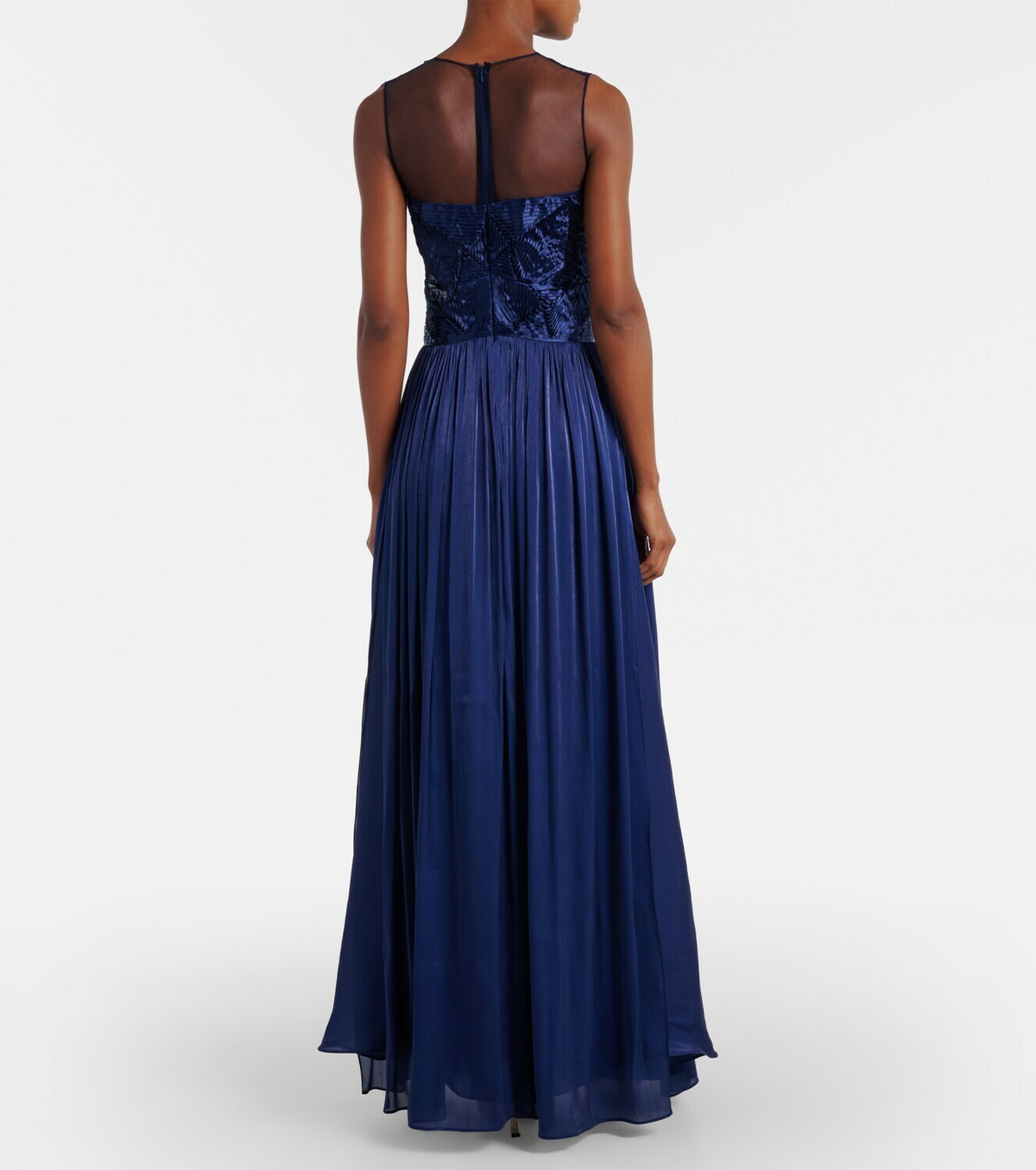 Costarellos Pleated gown Costarellos