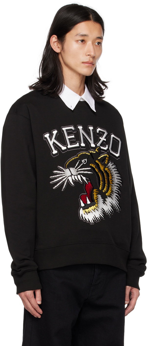Kenzo Black Kenzo Paris Jungle Tiger Sweatshirt Kenzo
