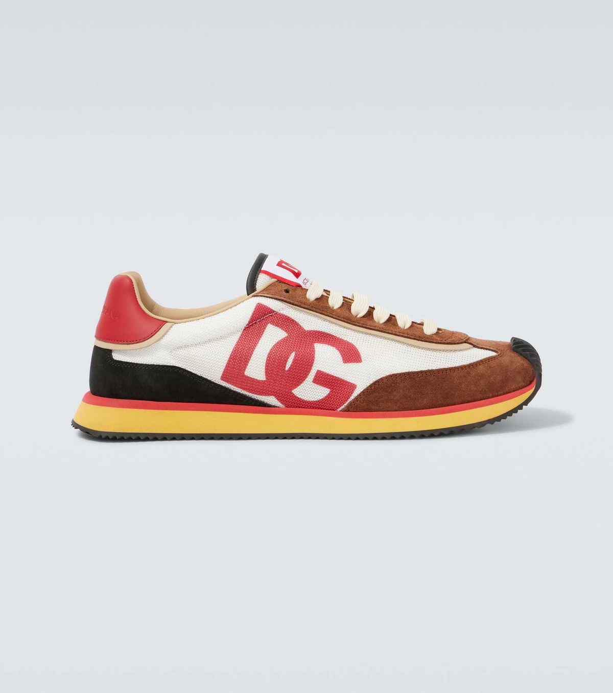 Dolce&Gabbana DG Runner suede-trimmed sneakers Dolce & Gabbana